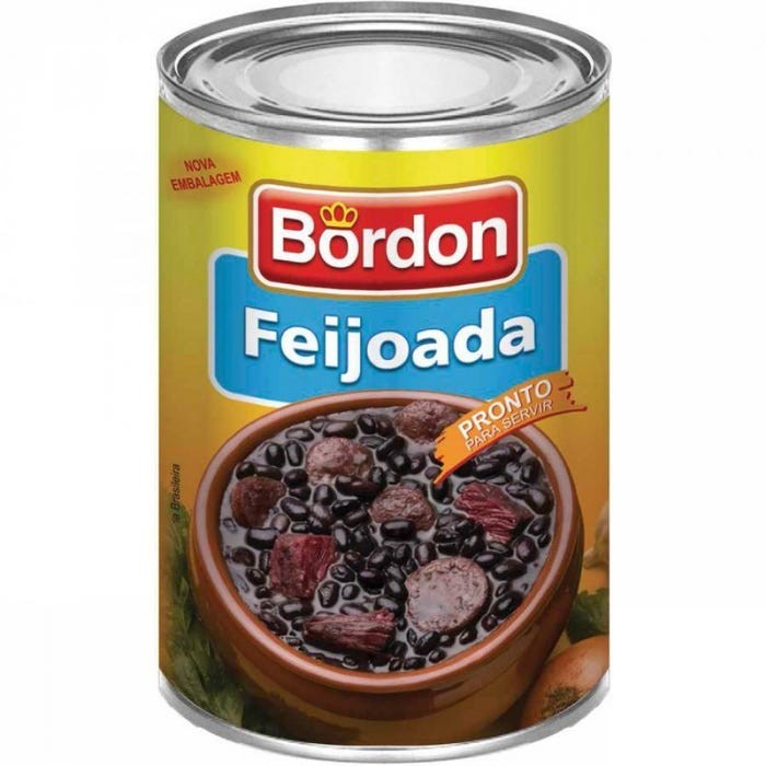 Feijoada Pronta Bordon 430g | Shopee Brasil