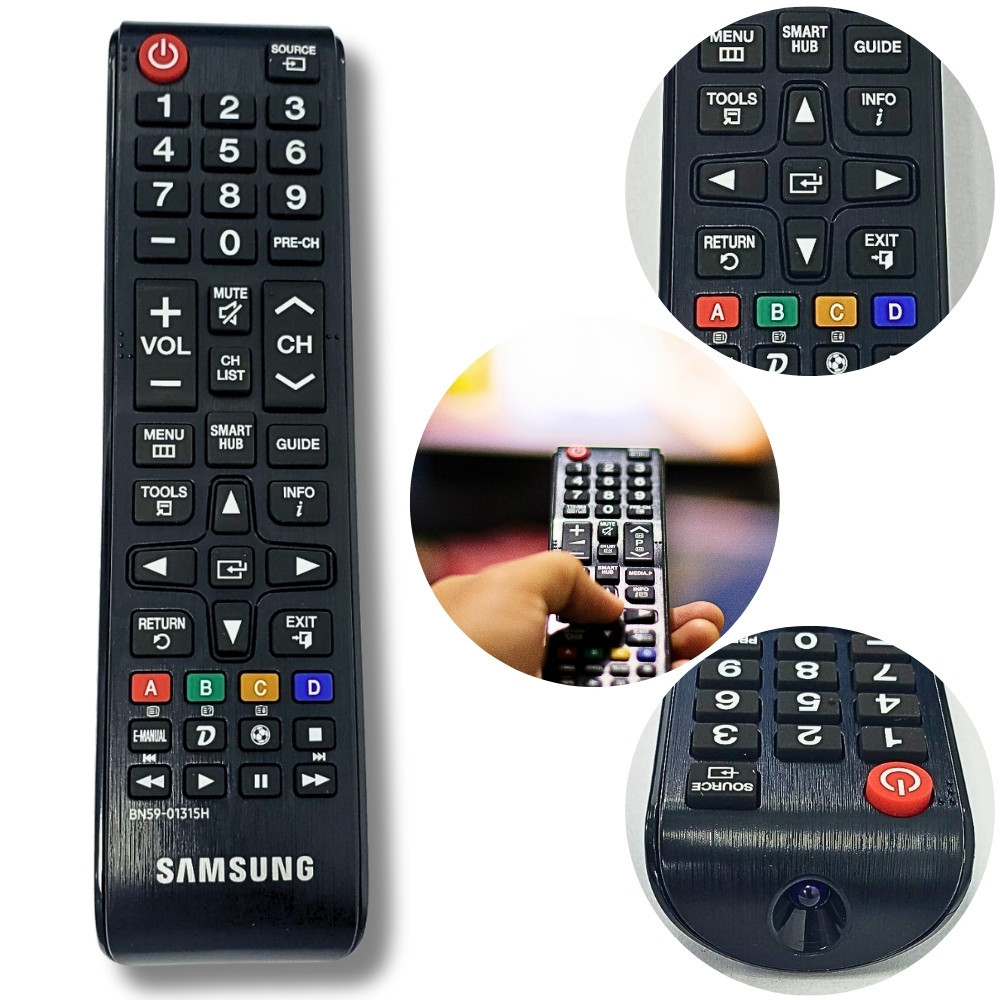 Controle Remoto Smart TV Samsung TM1240 J4300 J5200 J5300 | Shopee Brasil