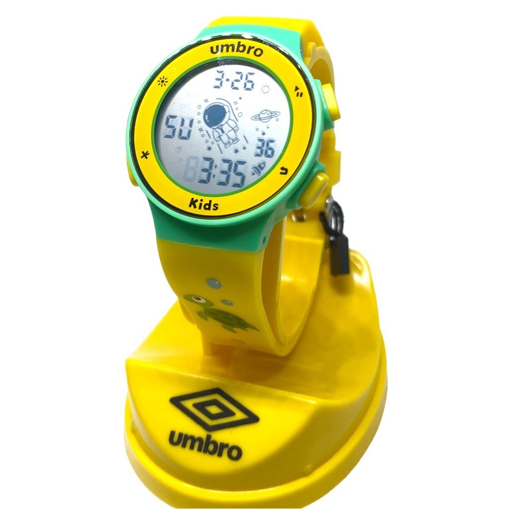 Relógio Umbro Kids Infantil Criança Digital Amarelo UMB-DK-3 | Shopee ...