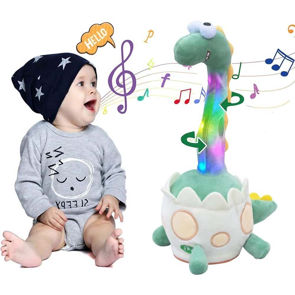 13 inch Singing and Dancing Dinosaur,Talking Cactus Series Talking ...