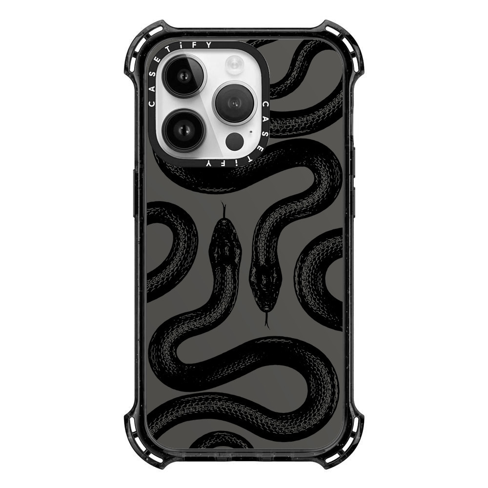 Capa De Telefone Casetify Black Snake Bounce Para iPhone 15 14 13 12 11 ...