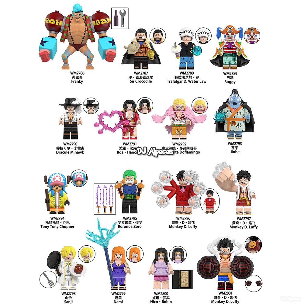 Blocos De Construção Figuras Brinquedo colecao de personagens WM2786 ...