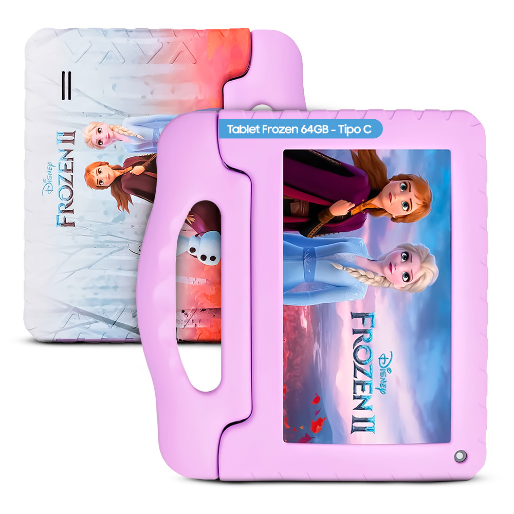 Tablet Frozen 2 Elsa e Anna Tela 7" 64GB, 4GB de Ram Android 13 Quad ...