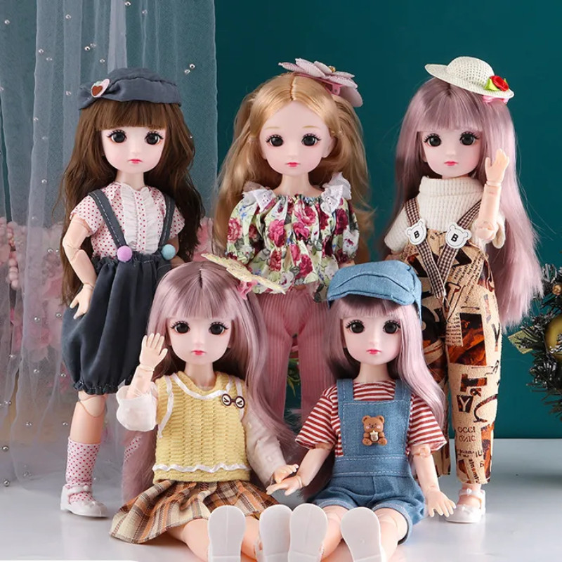 Toy Doll /30cm Baby Doll Princess Set /23 Juntas 6 Pontos bjd Vestir ...