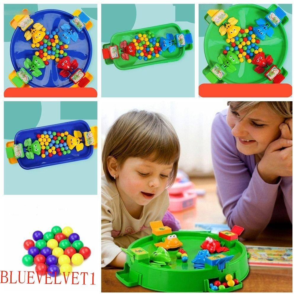BLUEVELVET1 Frog Eat Bean Game Plastic Fun Interactive Board Alívio Do ...