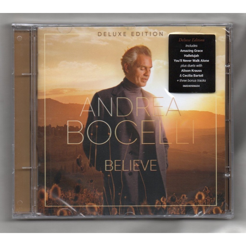 Andrea Bocelli CD Believe Deluxe Edition | Shopee Brasil