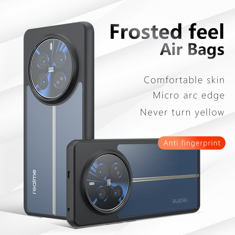 Para Realme 14X 13 12 12X Pro Plus Ultra Fosco Cor Transparente À Prova ...