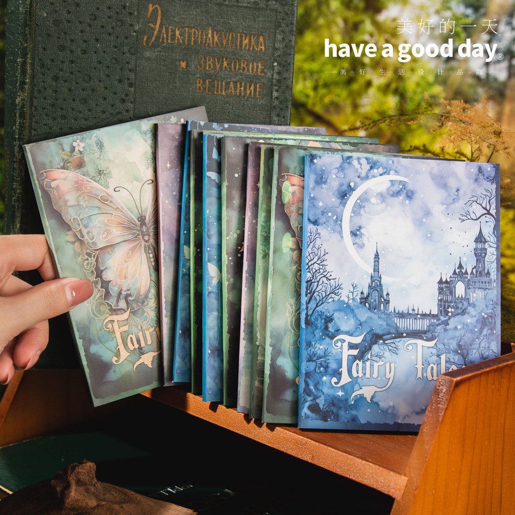 30 Folhas/pack Midnight Fairy Tale Themed Vintage Scrapbook Paper ...