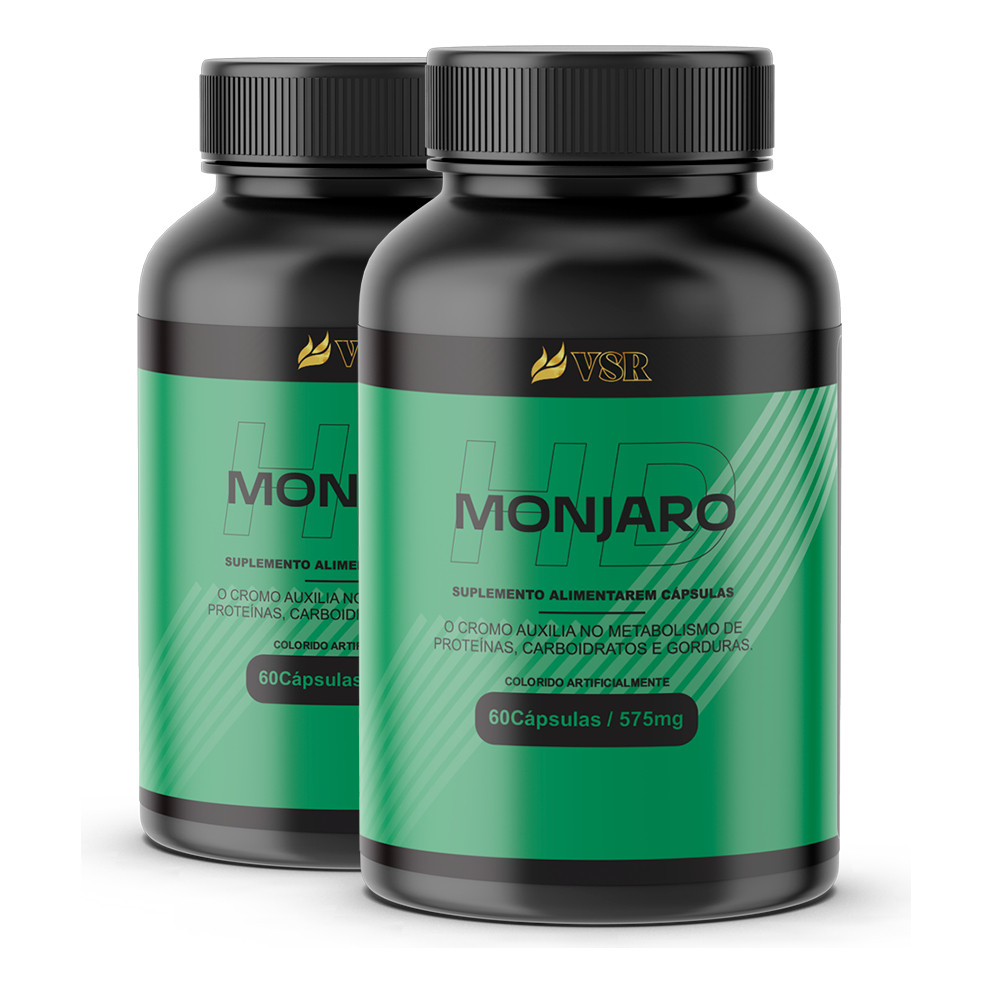 Kit 2 Monjaro Hd 60 Cápsulas - Produto C/ Nota Fiscal | Shopee Brasil