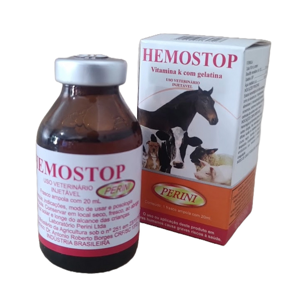Hemostop - Vitamina k - Perini - 20 mL | Shopee Brasil