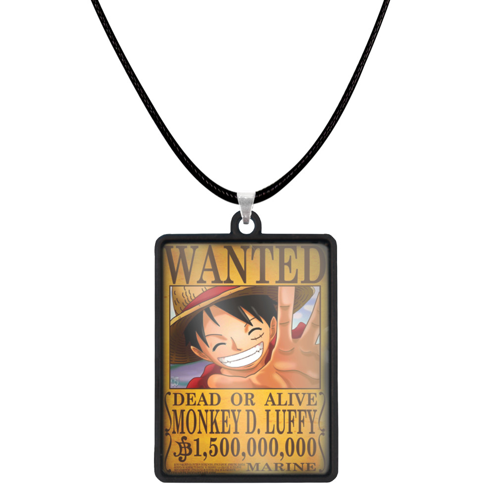 Colar One Piece Procurado Luff Recompensa Exclusivo | Shopee Brasil