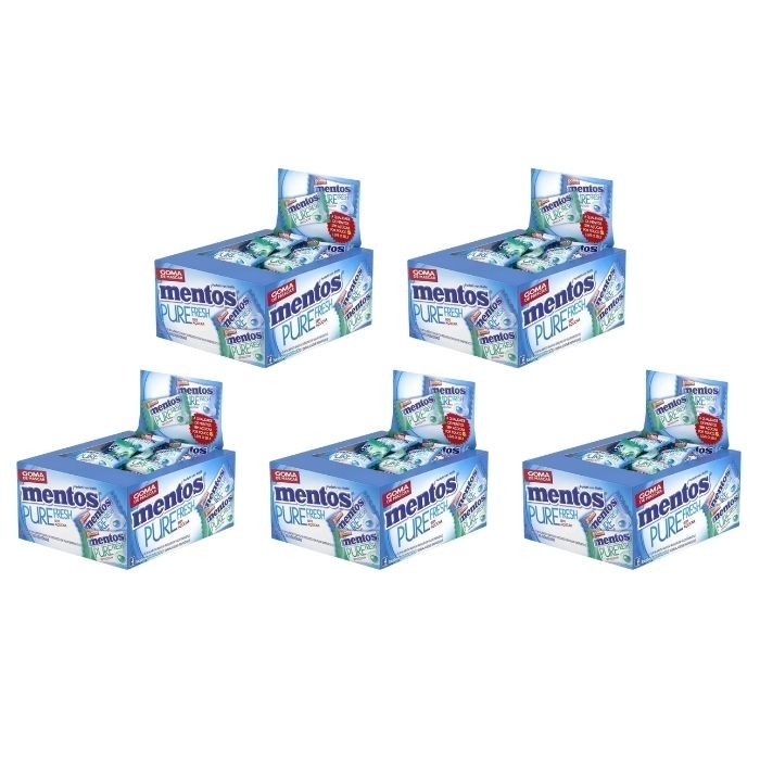 Mentos Individual Pure Fresh Sem Açúcar sortido contendo 5 unidades com ...
