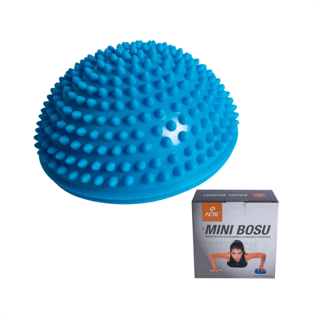 Mini Bola Bosu Exercício 16cm Yoga Pilates Ginastica Musculação ...