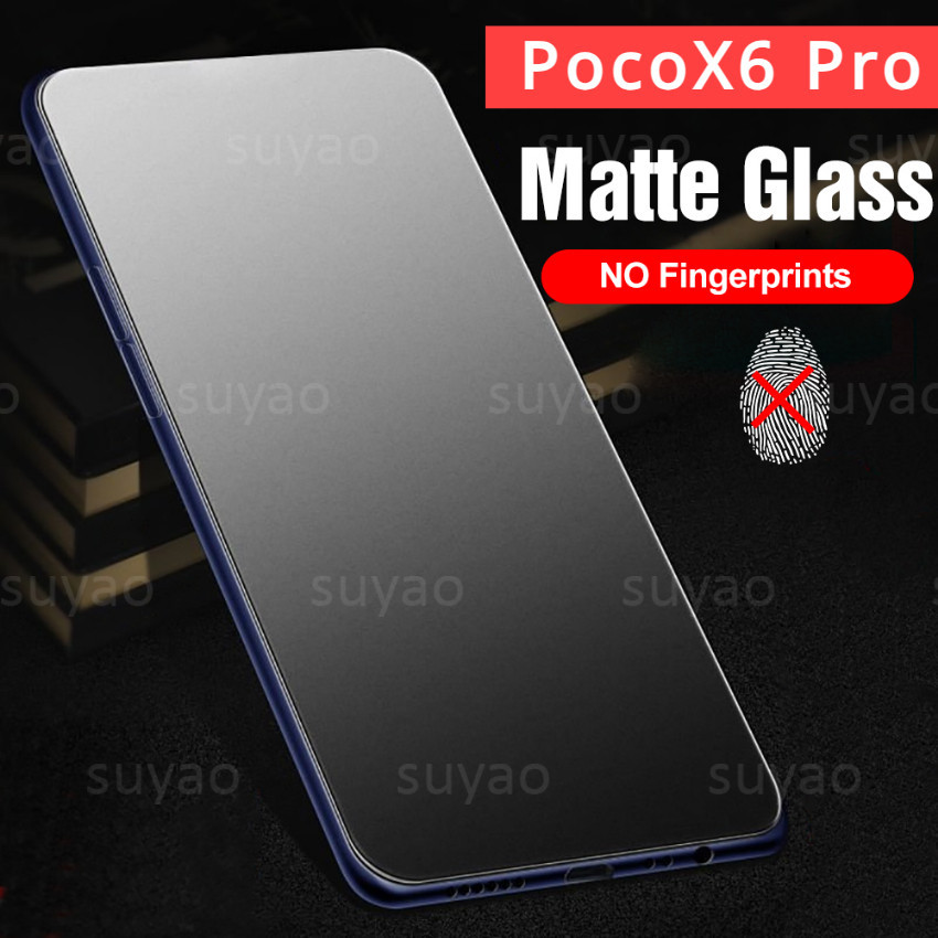 Para Xiaomi Poco F6 X6 Pro X6Pro Turbo 3 Turbo3 2024 9D Vidro Fosco PocoX6 PocoX6Pro Protetor De ...