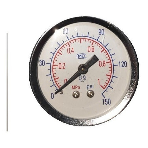 Manômetro Horizontal Rosca 1/4 Bsp 0-10 bar | Shopee Brasil