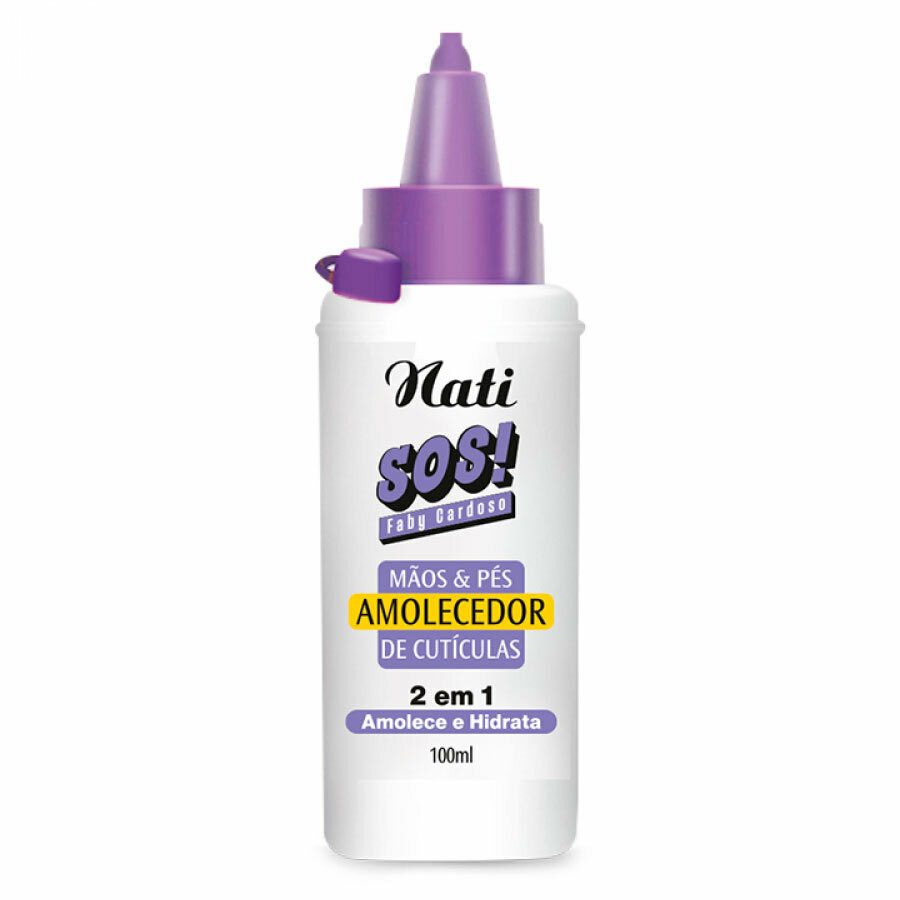 Amolecedor de Cutículas Nati SOS Faby Cardoso 100ml | Shopee Brasil