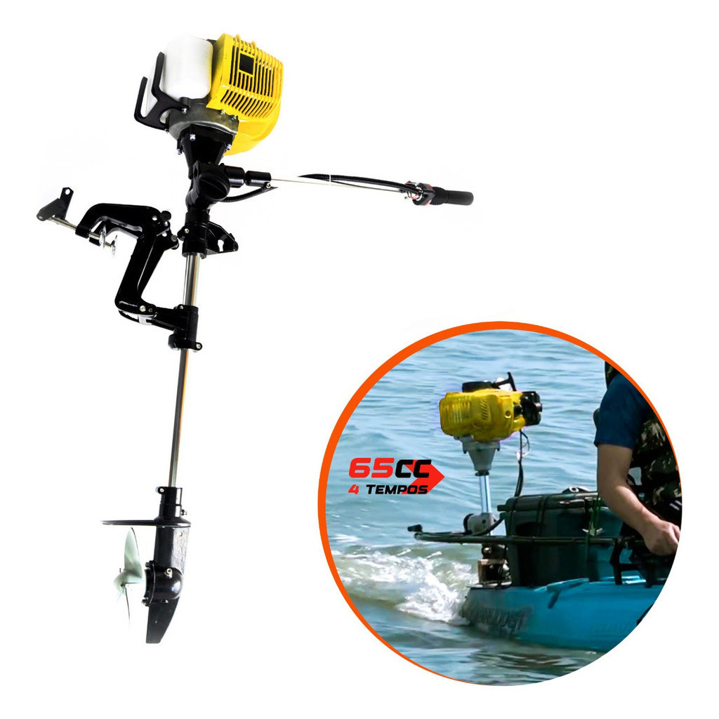 Motor De Popa Barco Caiaque 63cc 4 Tempos 3hp Modelo: NK4650 | Shopee ...