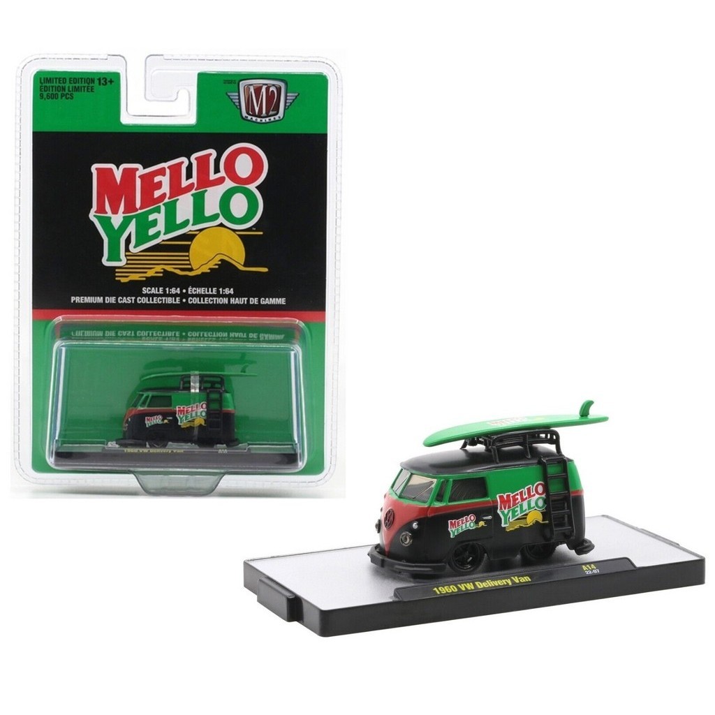 Vw Delivery Van Mello Yello M2 Machines Premium Kombi 1:64 | Shopee Brasil