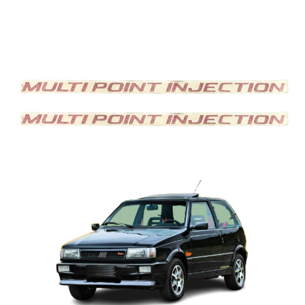 Adesivo MPI Multi Point Injection do Uno Turbo i.e | Shopee Brasil