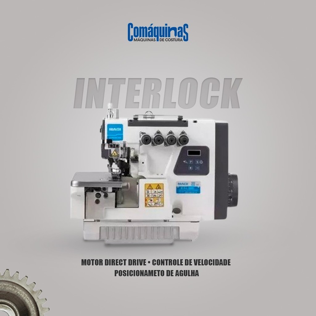 INTERLOCK DIRECT DRIVE BITOLA MEDIA MAQI | Shopee Brasil