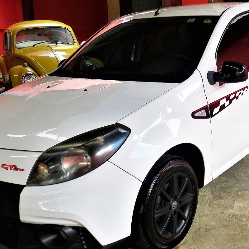 Kit Faixa Sandero Gt Line 2013 Adesivo Lateral Traseiro Genérico ...