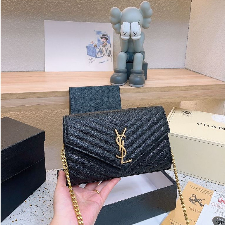 Bolsa YSL Chic E Sofisticada Com Uma Dica De Flair Retro | Shopee Brasil