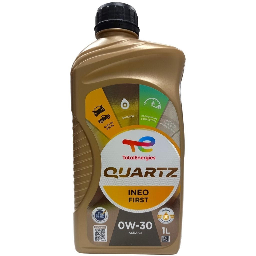 Óleo Lubrificante do Motor Total Quartz INEO First 0W30 Sintético ACEA C1 1L | Shopee Brasil