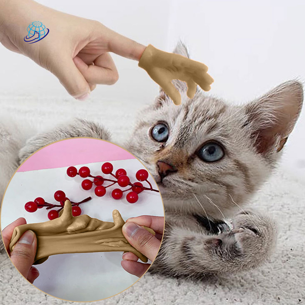 Mini Hand Toys Tiny Finger Toy Set Rock Paper Scissor Shape Puppet Gag ...