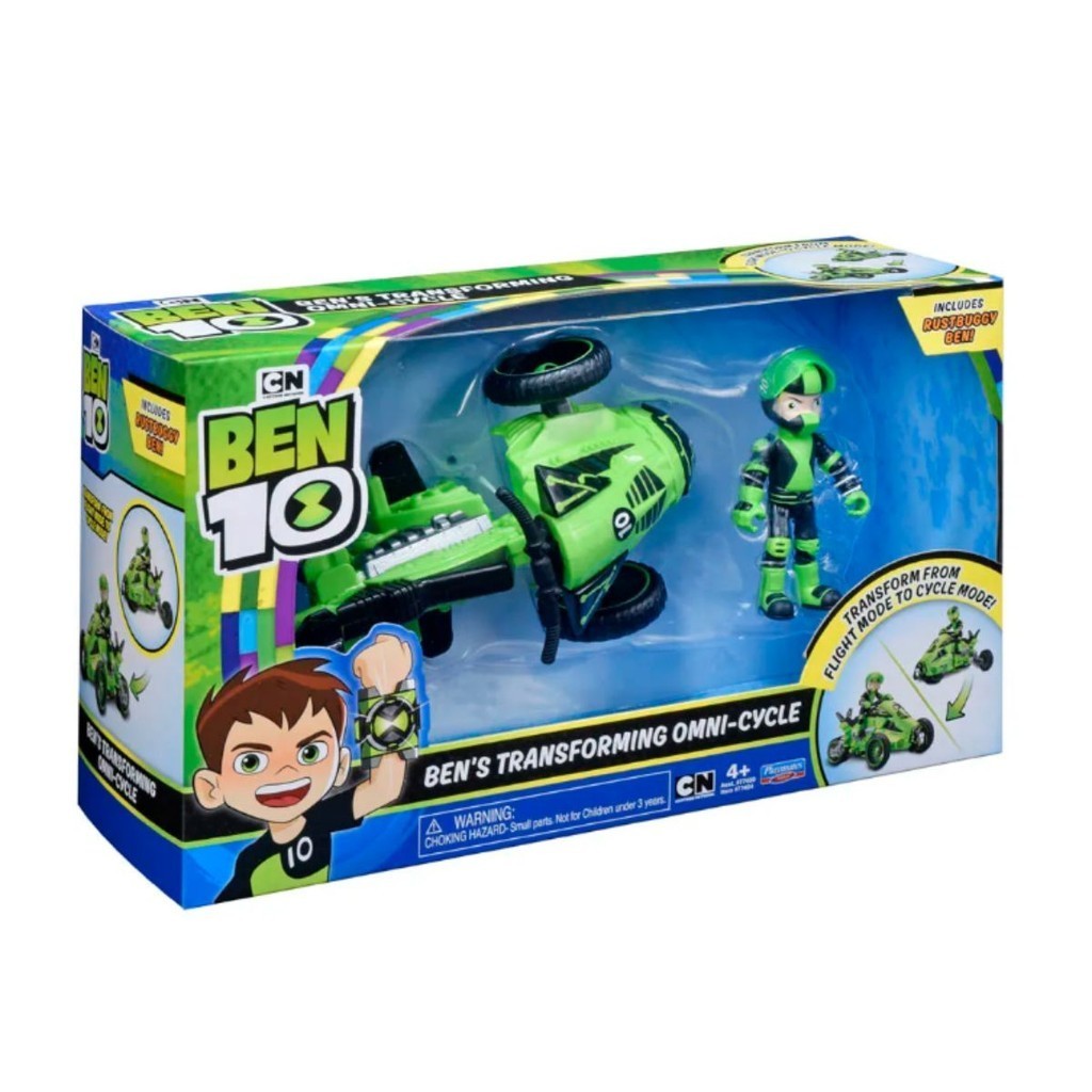 Carrinho Ben 10 Omni Cycle Veiculo De Transformação Boneco Rustbuggy ...