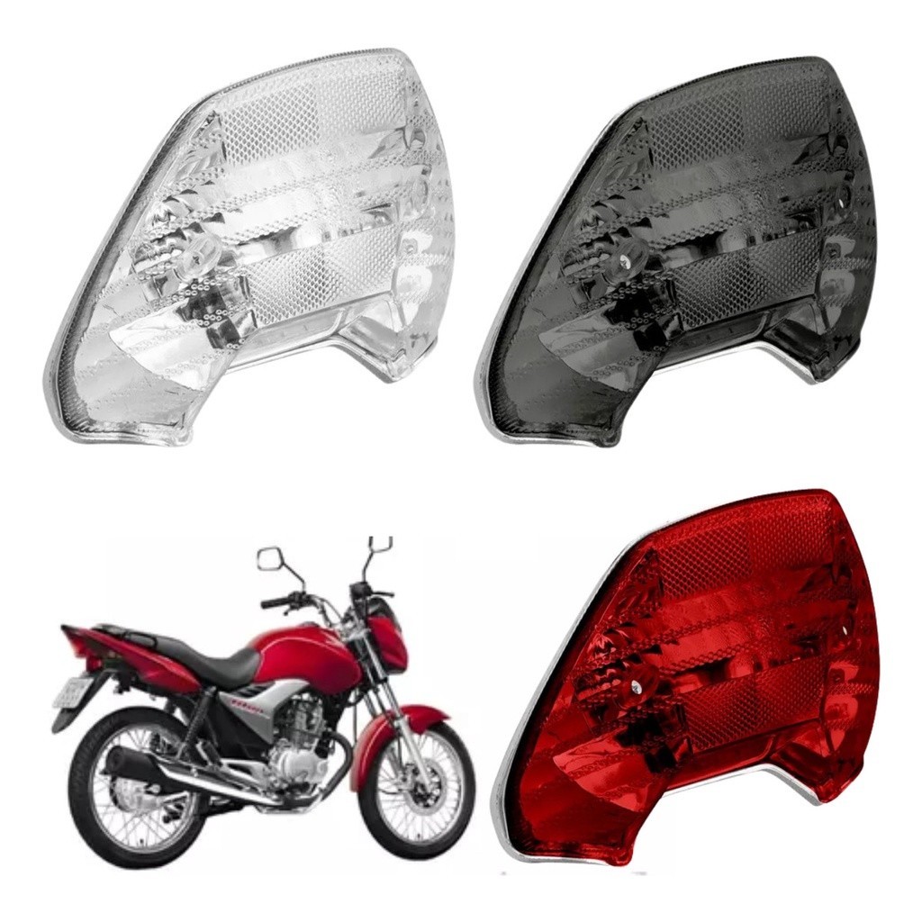 LENTE LANTERNA Traseira Motoboy Cg 150 Titan 2004 Até 2008 Honda | Shopee Brasil