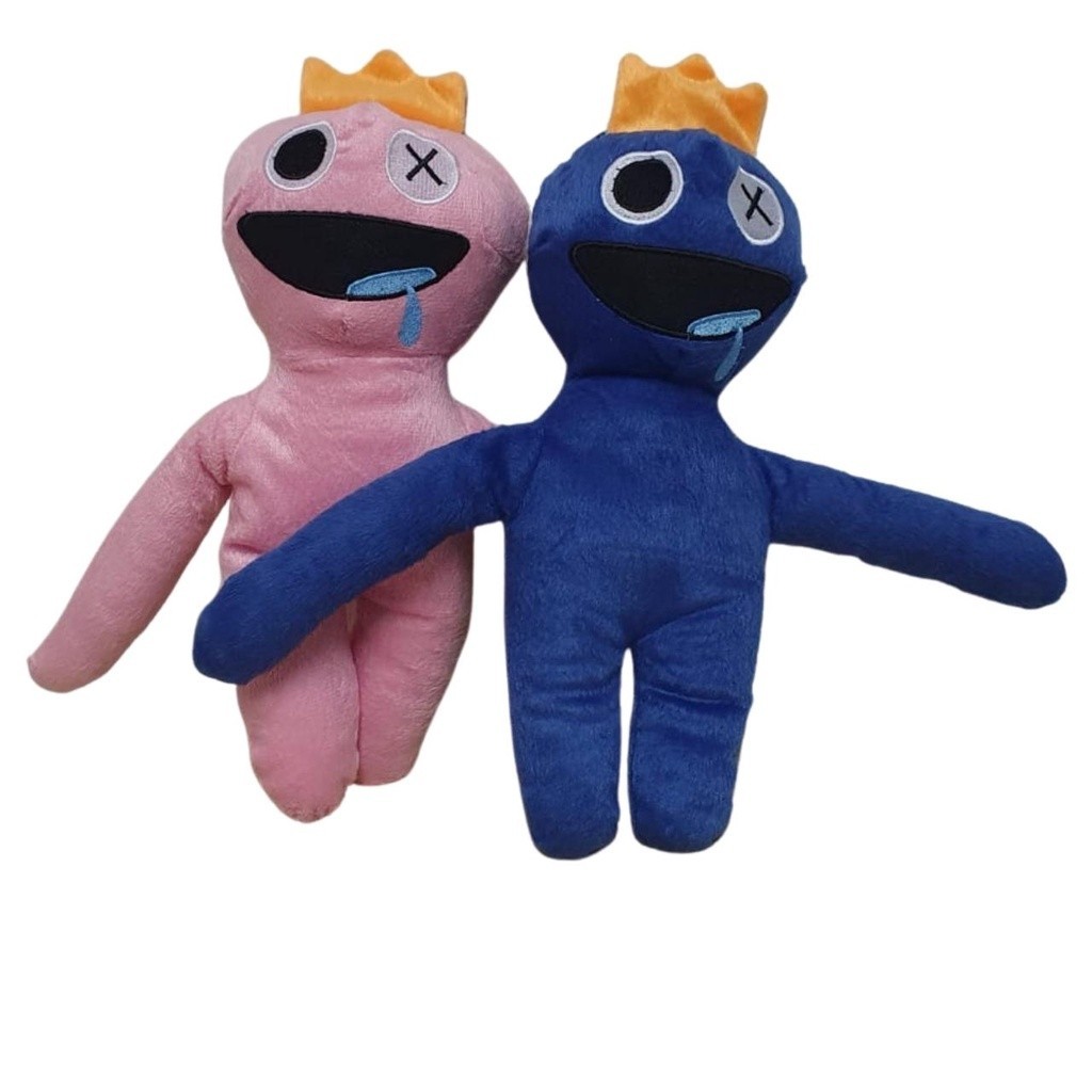 Kit 02 Boneco Babão Rainbow Friends Cores 30cm | Shopee Brasil