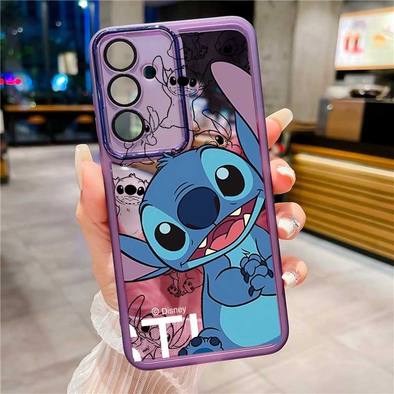 Samsung Galaxy A55 A35 A25 A15 5G M35 A05 A05s Capa Joyful Stitch Caixa De Borracha Para ...