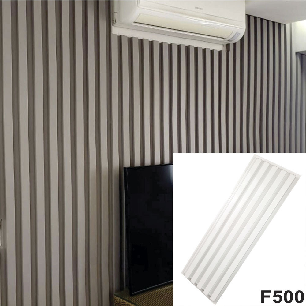 Forma F500 Abs 2 Mm Gesso Cimenticio 3d Ripado 80x25 Cm | Shopee Brasil