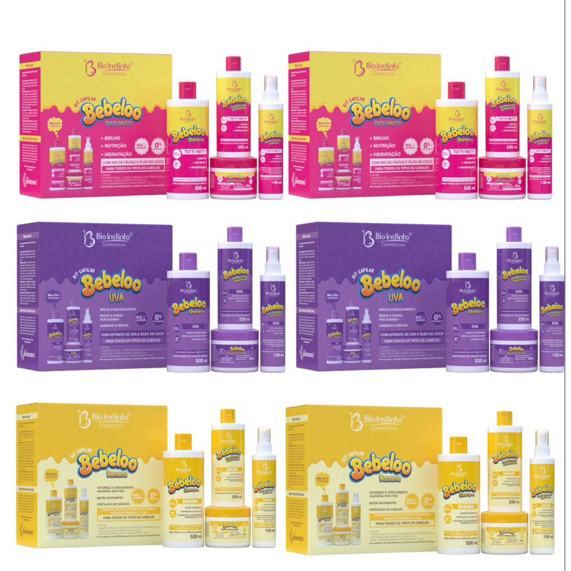 Kit Bebeloo Bio Instinto Babaloo 6 Kits Escolha o Seu | Shopee Brasil