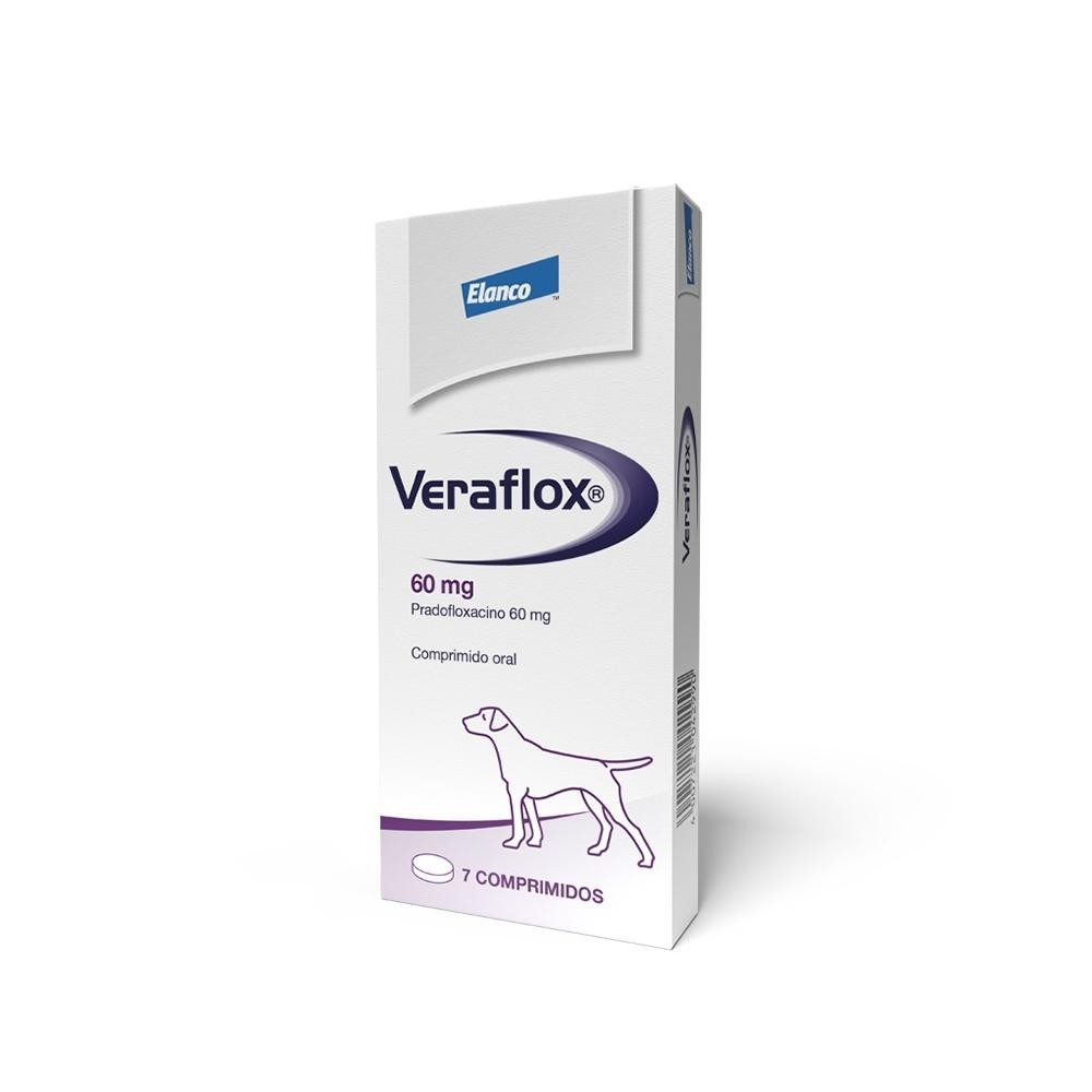 Antibiotico Elanco Veraflox 60mg Caes 7 Comprimidos | Shopee Brasil