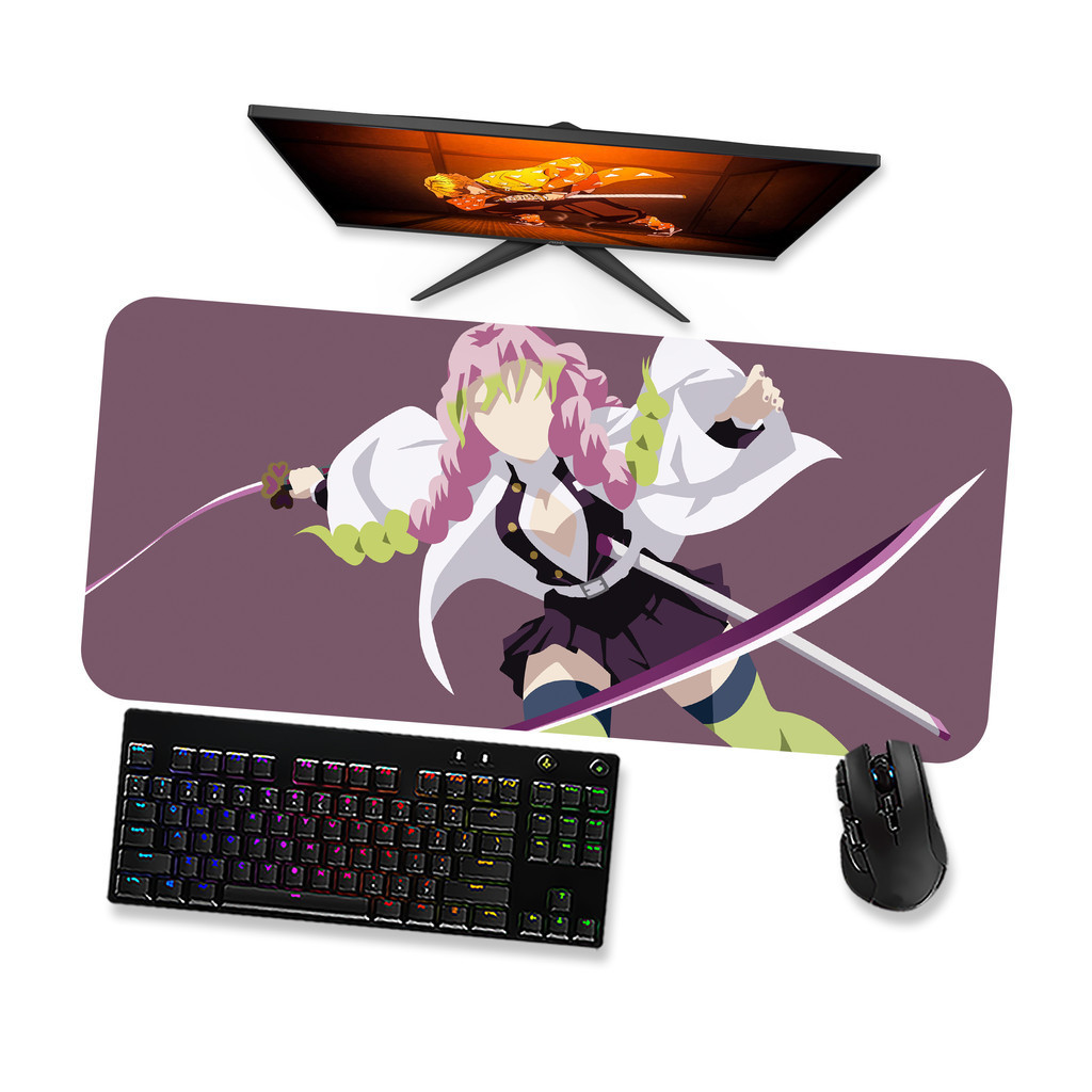 Mouse pad Demon Slayer Mitsuri Kanroji 1 - Mousepad Gamer 90x40 80x40 ...