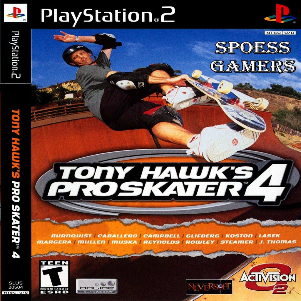 Tony Hawk's Pro Skater 4 Patch Ps2 | Shopee Brasil