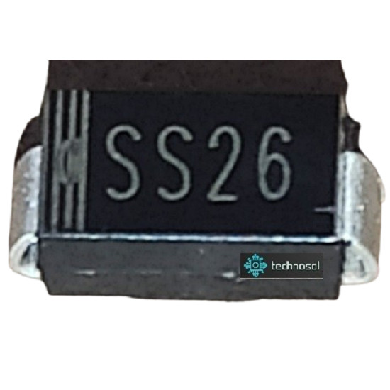 Diodo SS26 Diodo Sk26 Smd (5 unidades) | Shopee Brasil