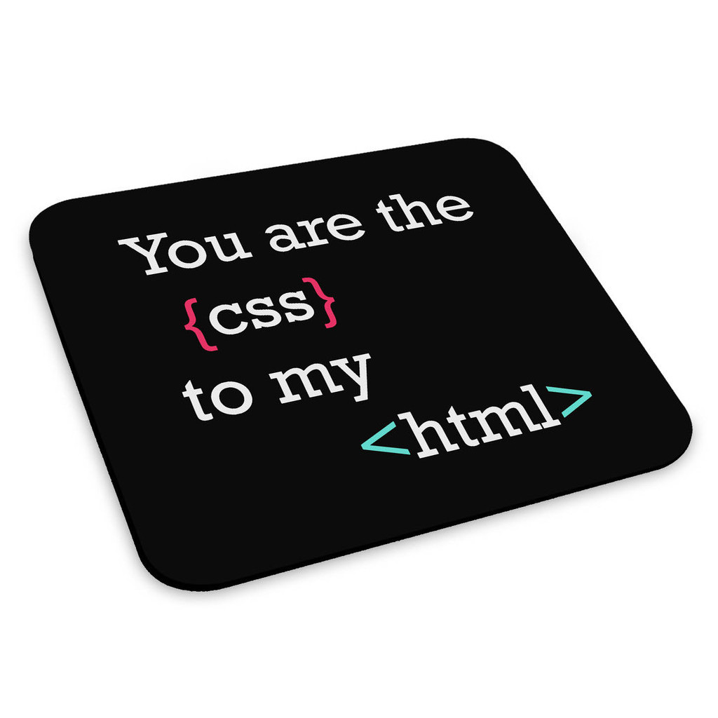 Mouse Pad Programador Css Html Presente Namorados Mousepad | Shopee Brasil
