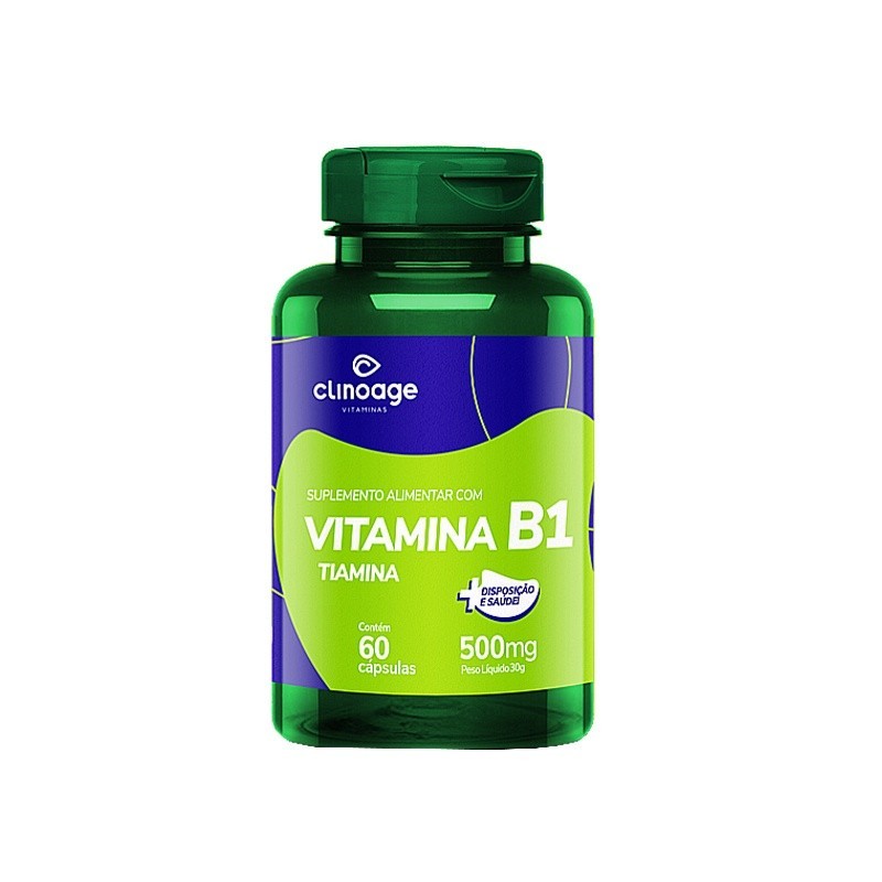VITAMINA B1 500 MG 60 CAPS | Shopee Brasil