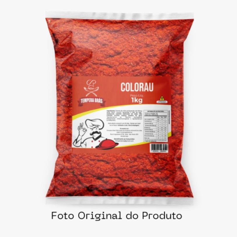 Colorau / Colorífico pacote 5kg Linha Premium Tempera Brás Rei dos ...