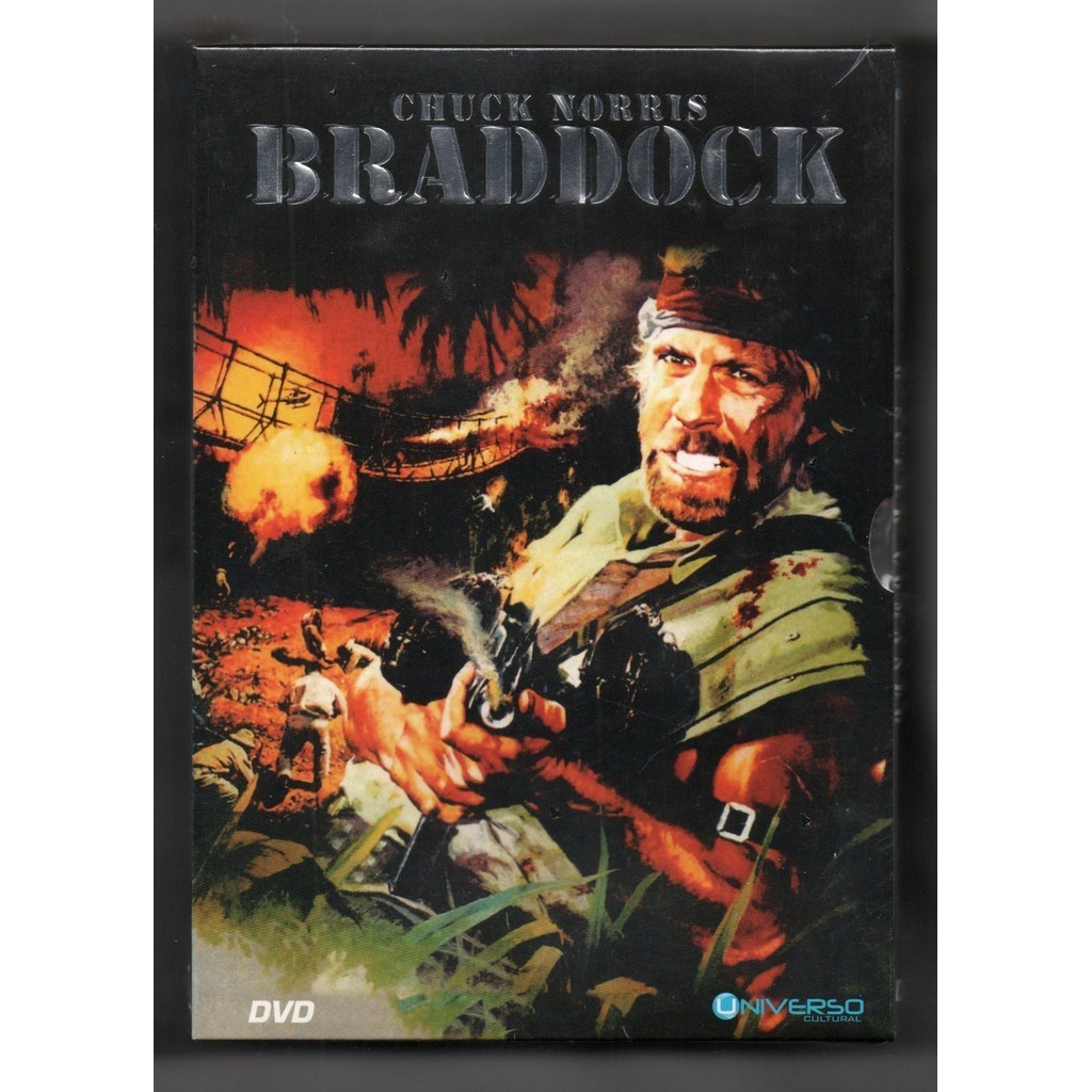 Chuck Norris Braddock Box 3 DVDs O Super Comando, O Resgate | Shopee Brasil