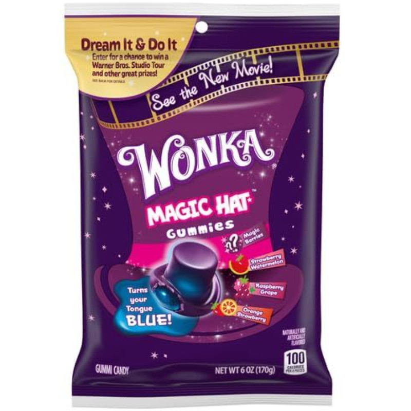 Wonka Magic Hat Gummies 170g | Shopee Brasil