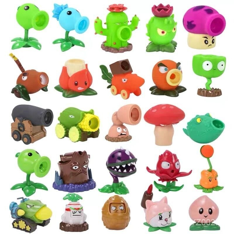 Brinquedos Plants vs. Zombies, Plants Release Bullets, Borracha macia ...