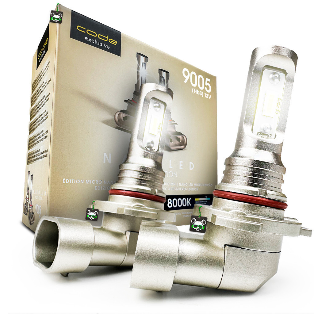 Kit Par Lâmpada Automotiva Nano Led Micro Edition 3000 Lúmens 8000K ...