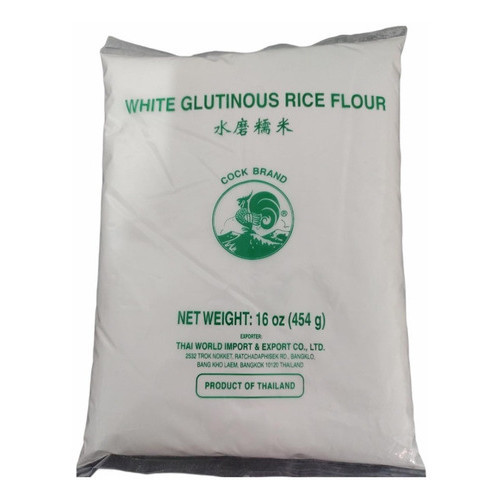 Farinha De Arroz Glutinoso Tailandes Moti Amido Rice 454g | Shopee Brasil