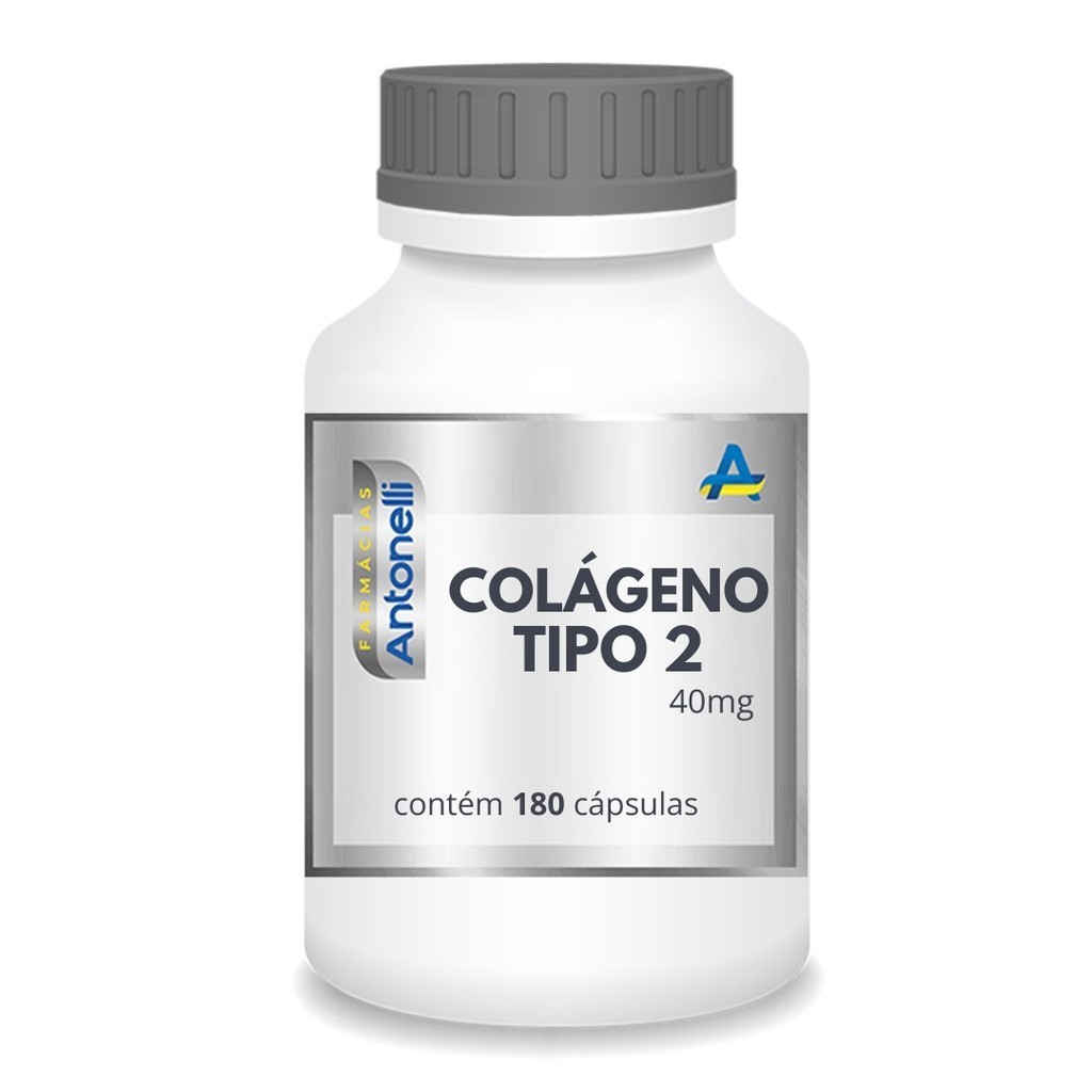 Colágeno tipo 2 40mg com 180 Capsulas | Shopee Brasil