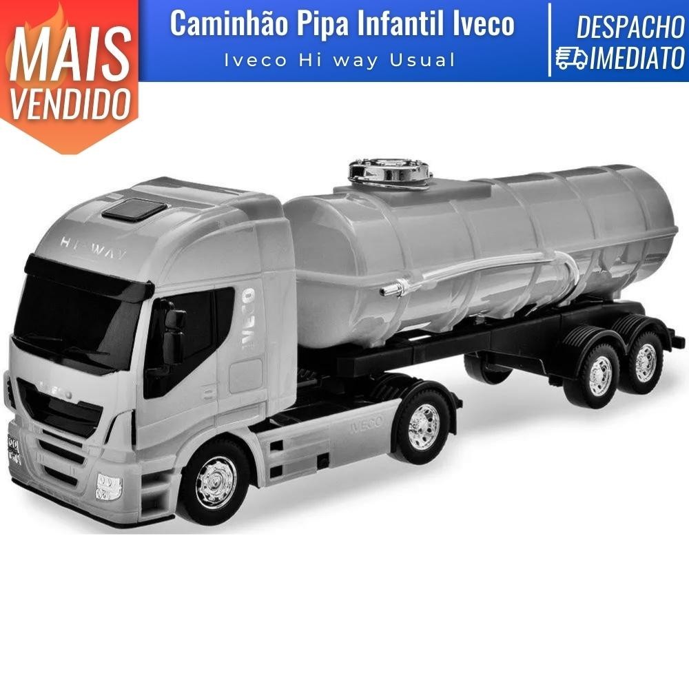 Brinquedo Caminhão Infantil Iveco Tanque Pipa Cor: Aleatório | Shopee ...