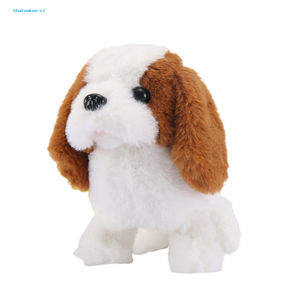 Plush Animal Toy Moving Dog Interactive Walking Soft Pet for Kids ...
