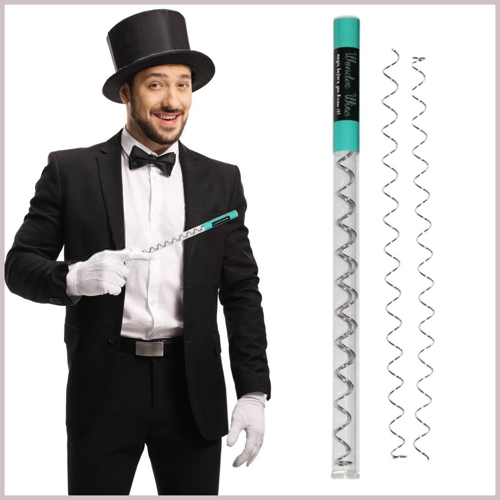 Wonder Wire Magic Toy Spinning Truques Mágicos De Ilusão De Palco Arame ...